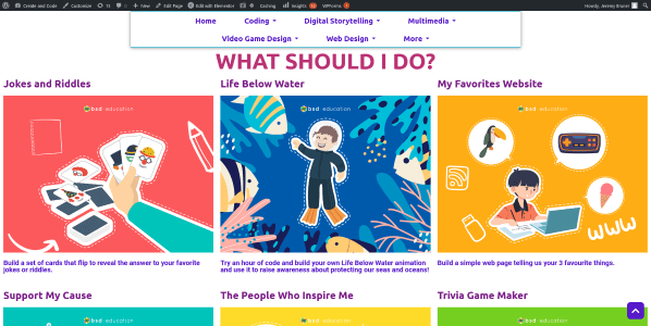 First Day Guide – Create and Code